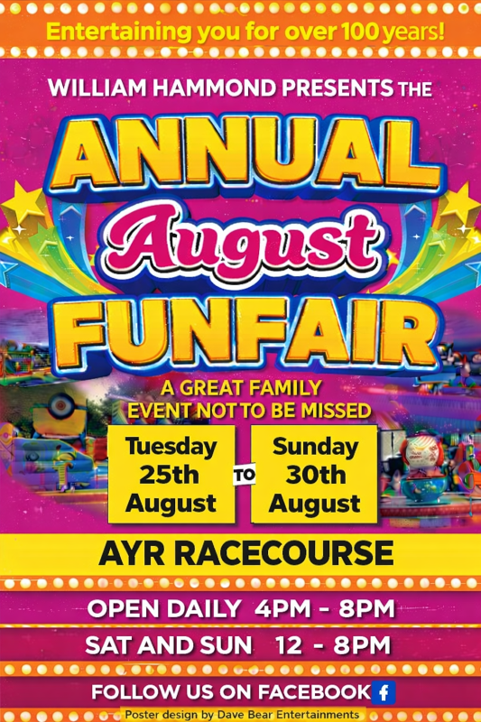Ayr Racecourse, Ayrshire 25th - 30th August - Coming Events - All The ...