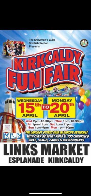 Kirkcaldy Links Market, 15th - 20th April 2026 - Coming Events - All ...