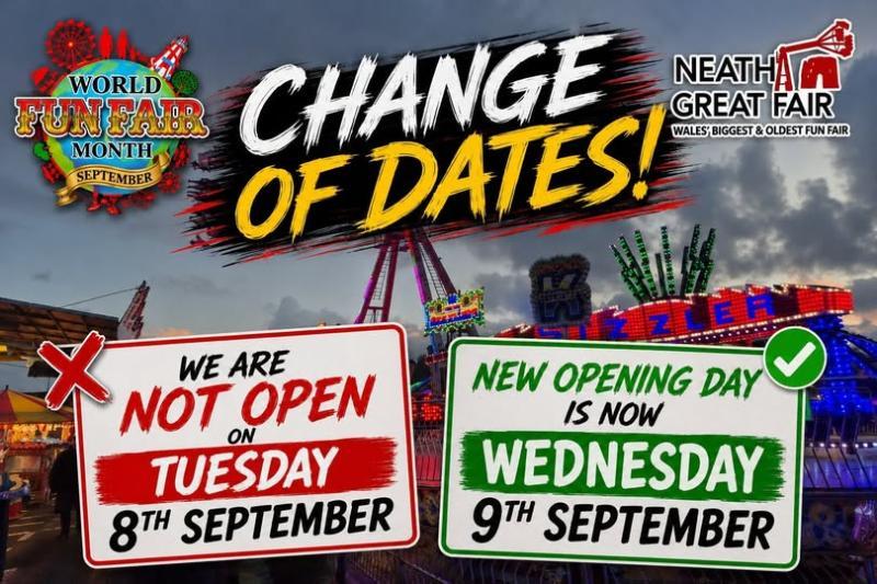Neath, Glamorgan 8th - 12th September - Change of Date Now 9th - 12th ...